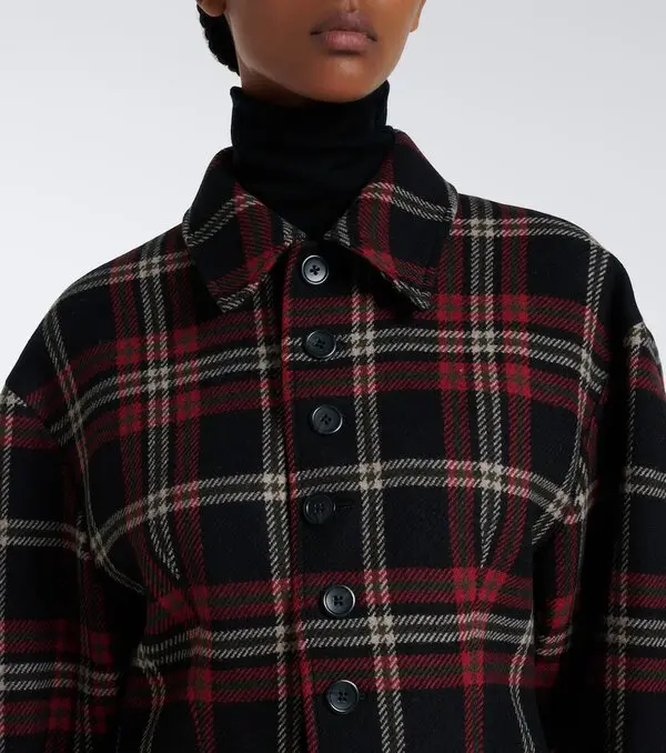 Polo Ralph Lauren Plaid Wool-blend Tweed Jacket