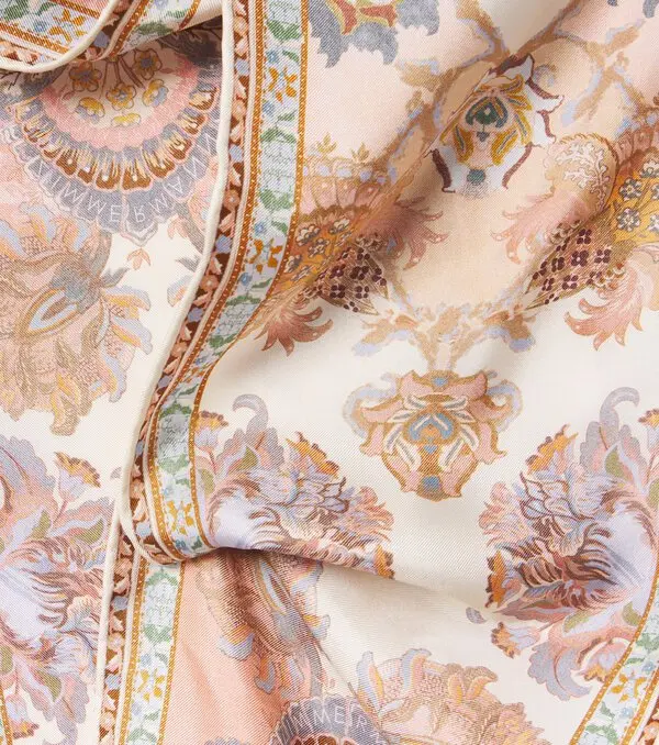 Zimmermann Floral Silk Scarf