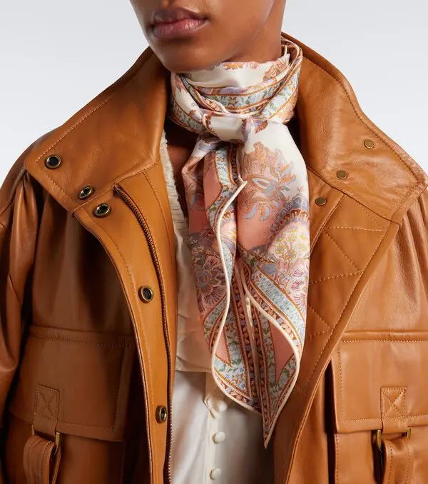 Zimmermann Floral Silk Scarf
