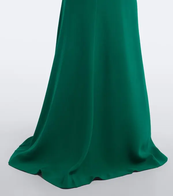 Elie Saab Crepe Halterneck Gown