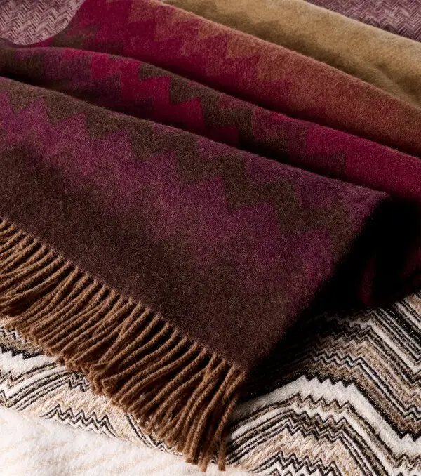 Missoni Anemone Fringed Wool-blend Throw
