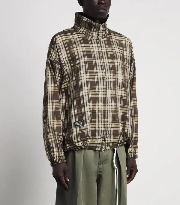 SONG FOR THE MUTE Check Track Jacket