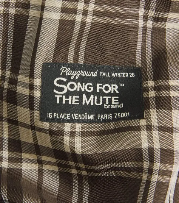 SONG FOR THE MUTE Check Track Jacket