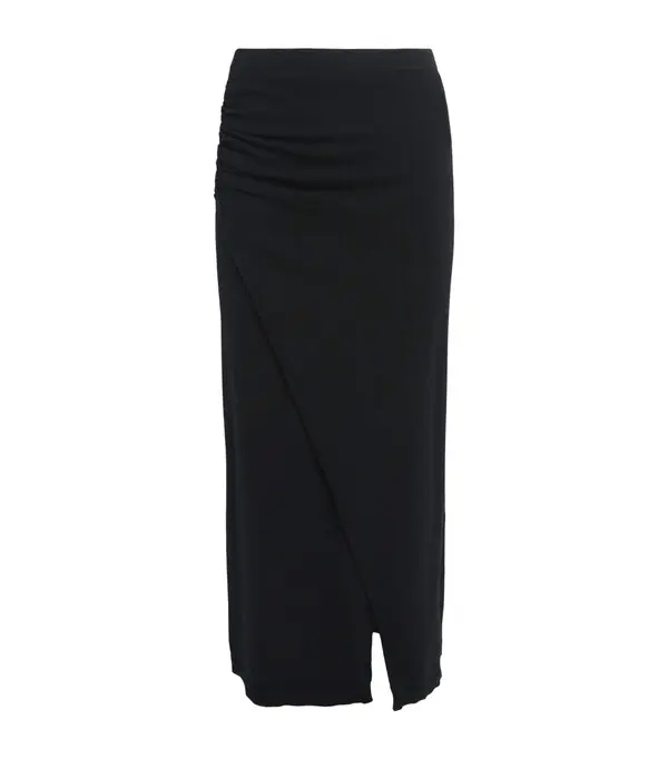 Sandro Wool-cashmere Midi Skirt
