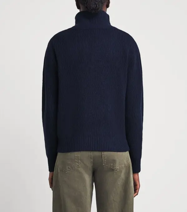 Sandro Wool-cashmere Half-zip Sweater