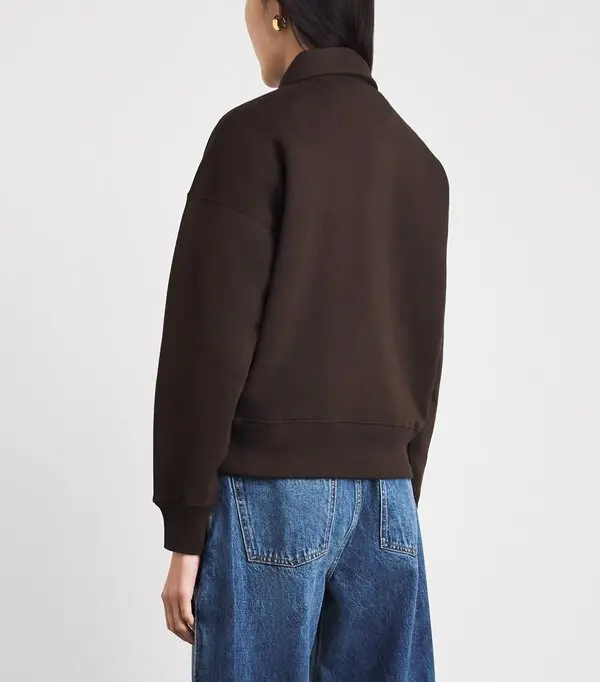 Polo Ralph Lauren Cotton-blend Quarter-zip Sweater