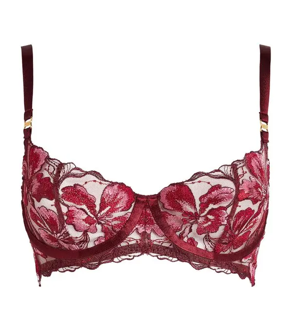 BORDELLE Ren Balconette Bra - Red