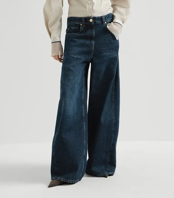 Brunello Cucinelli Wide-leg Jeans
