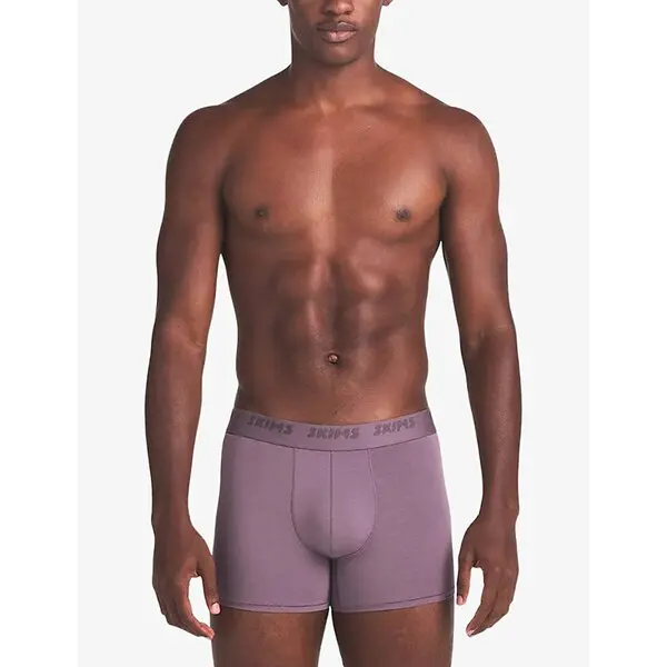 SKIMS Logo Pack Of Three 3 Jersey Boxer Briefs