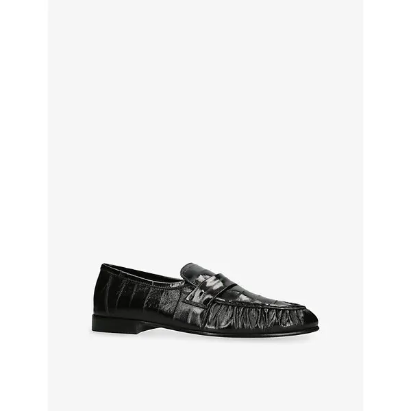 THE ROW Soft Eel Leather Loafers