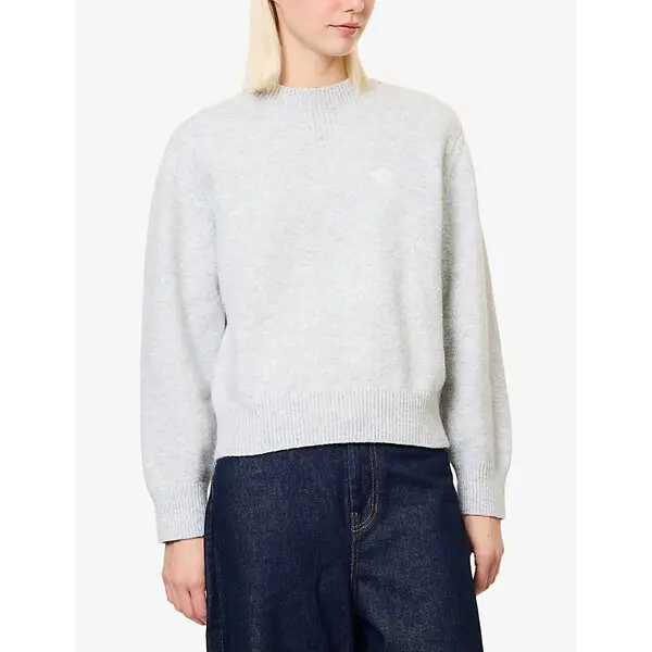 THE COUTURE CLUB Emblem Chenille Crewneck Jumper