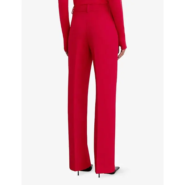 REISS Kira Fla-leg High-rise Woven Trousers