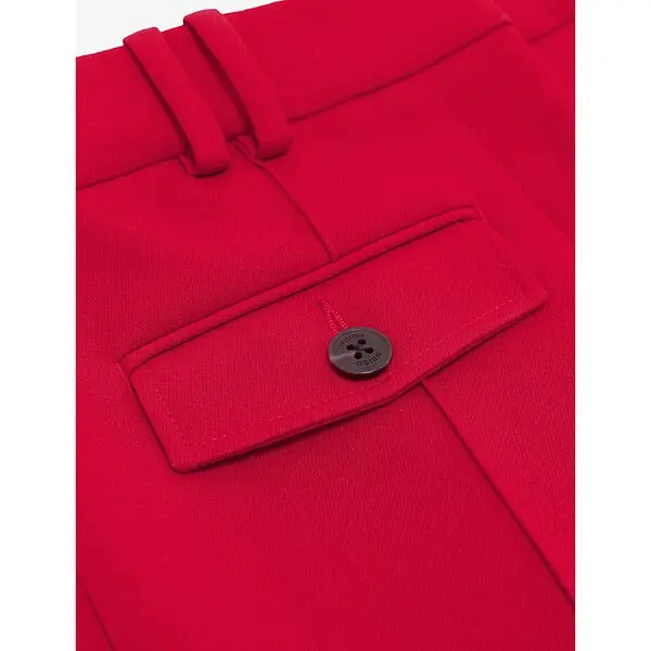REISS Kira Fla-leg High-rise Woven Trousers