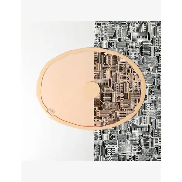 FISH DESIGN BY GAETANO PESCE Table Mates Resin Placemat - Ruby Matt Peach