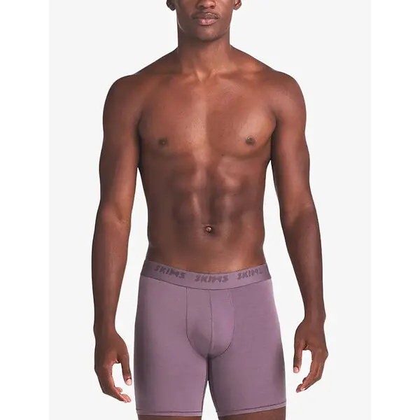 SKIMS Logo Pack Of Three 3 Jersey Boxer Briefs