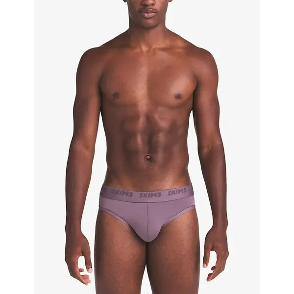 SKIMS Stretch Pack Of Three Modal-jersey Briefs