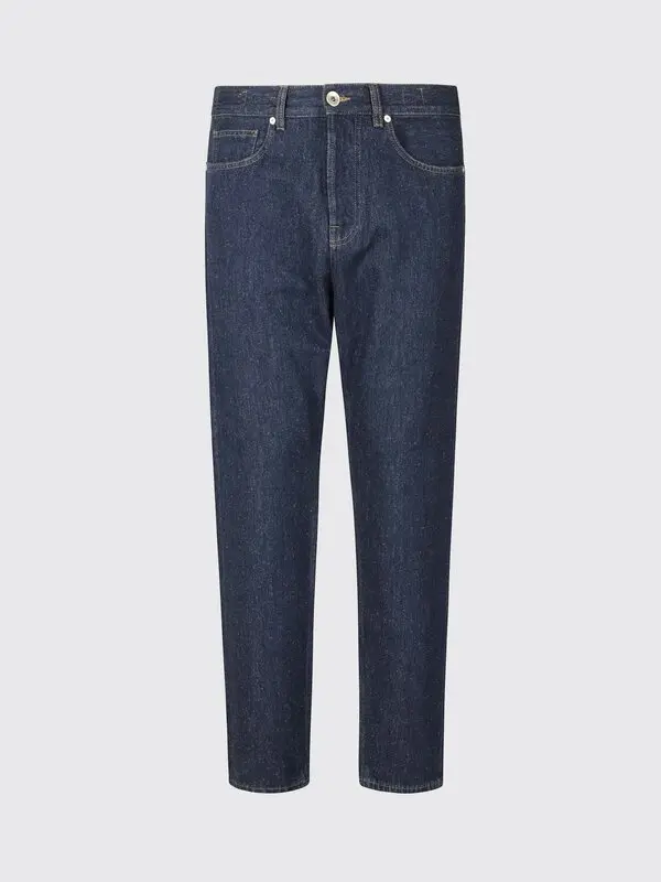Eleventy Mid-rise 5-pocket Straight Jeans In A Premium Silk-cotton Denim - Blue