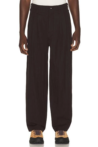 WORKS AND DAYS Wool Pleated Trouser