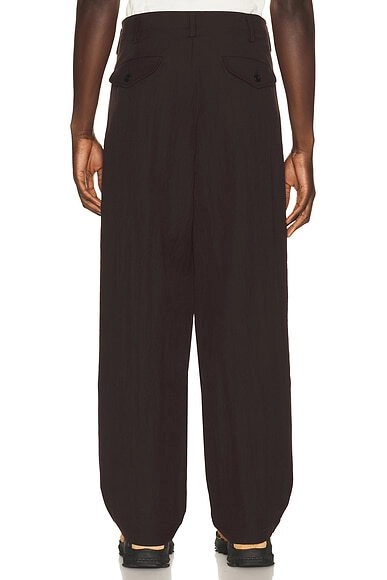 WORKS AND DAYS Wool Pleated Trouser