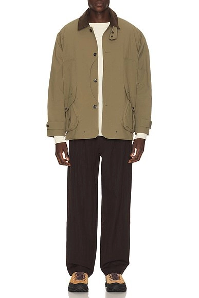 WORKS AND DAYS Wool Pleated Trouser