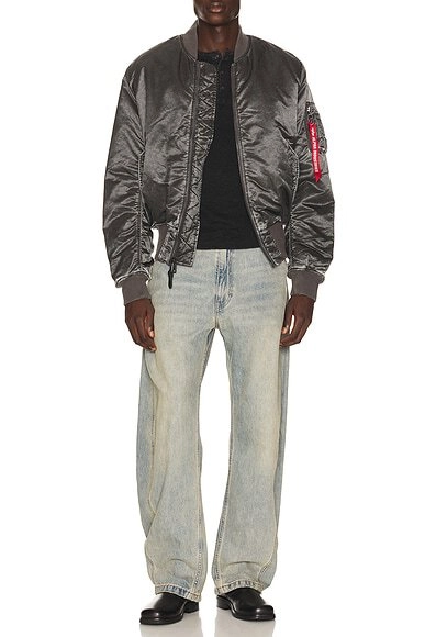 Alpha Industries Ma-1 Heritage Fit Battlewash Flight Jacket