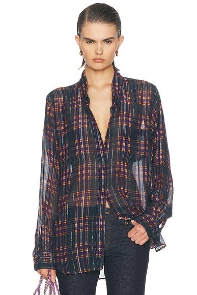 Dries Van Noten Cheers Shirt - Blue