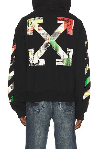 Off-White Industrial Arrow Regular Zip Hoodie