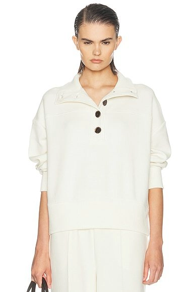 Varley Bronya Button Placket Sweater