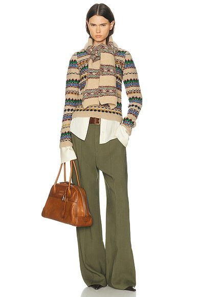 Dries Van Noten Team Scarf - Ecru