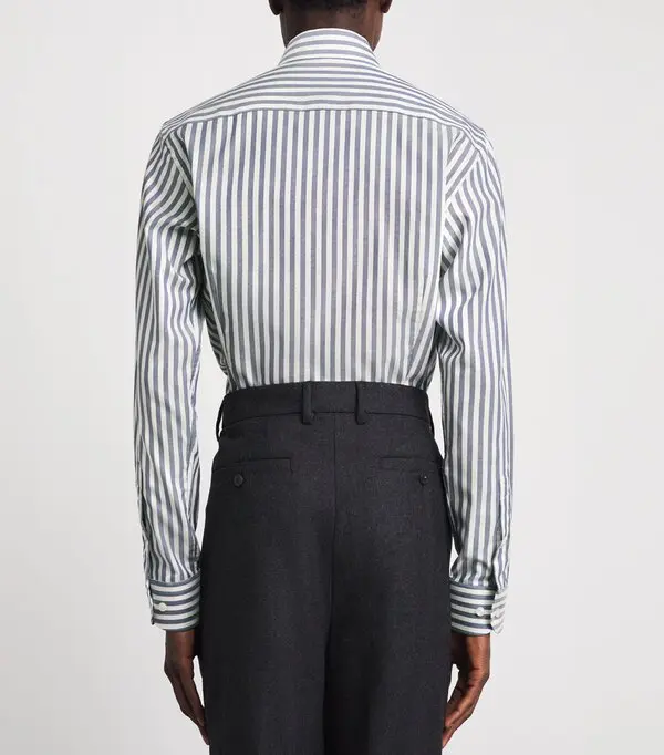 Eton Cotton Bengal Stripe Shirt