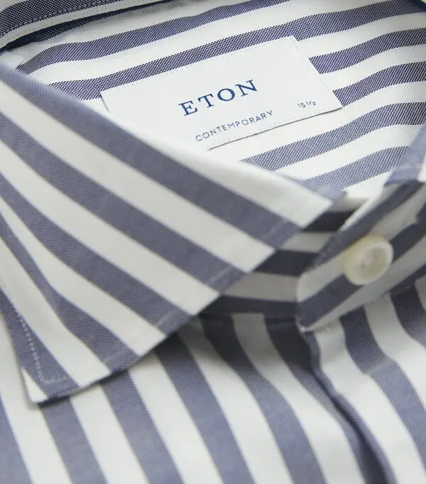 Eton Cotton Bengal Stripe Shirt