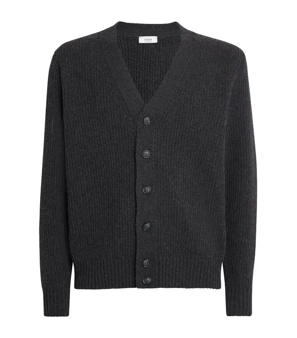 Eton Wool Ribbed Cardigan
