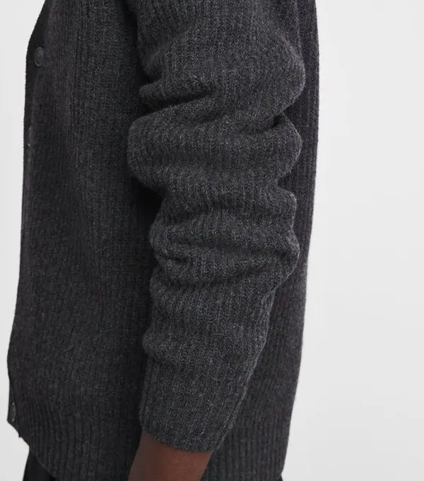 Eton Wool Ribbed Cardigan