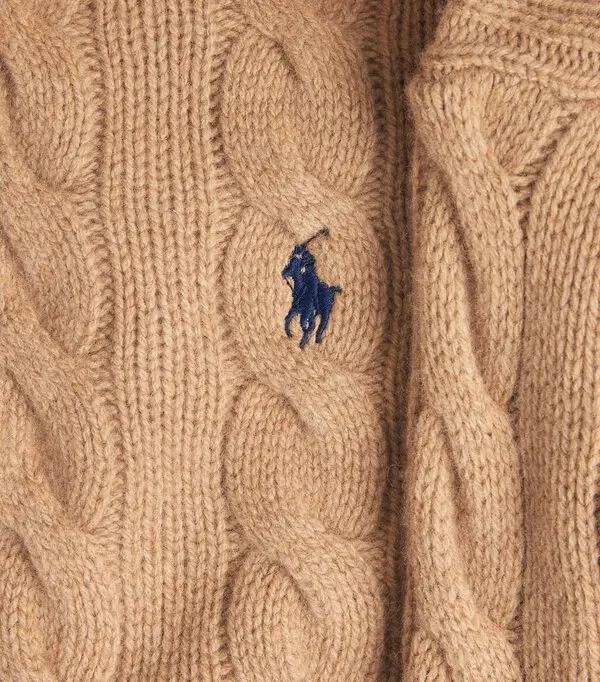 Polo Ralph Lauren Wool-cashmere Quarter-zip Sweater