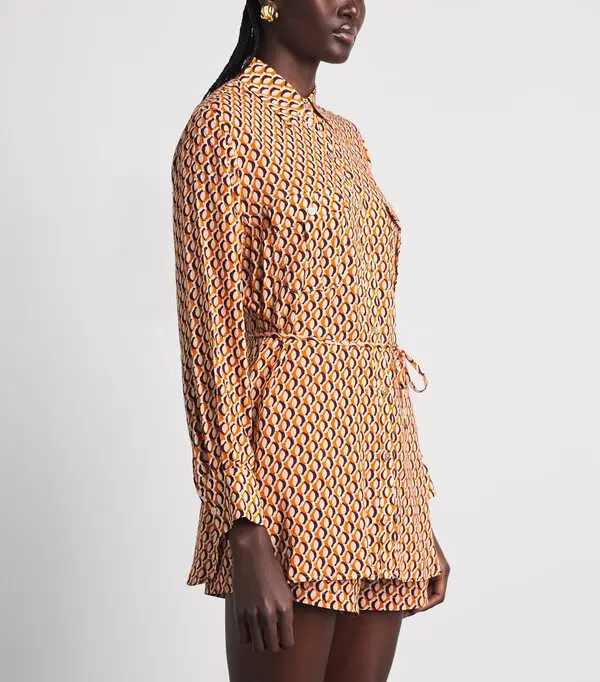 Melissa Odabash Printed Ariel Shirt