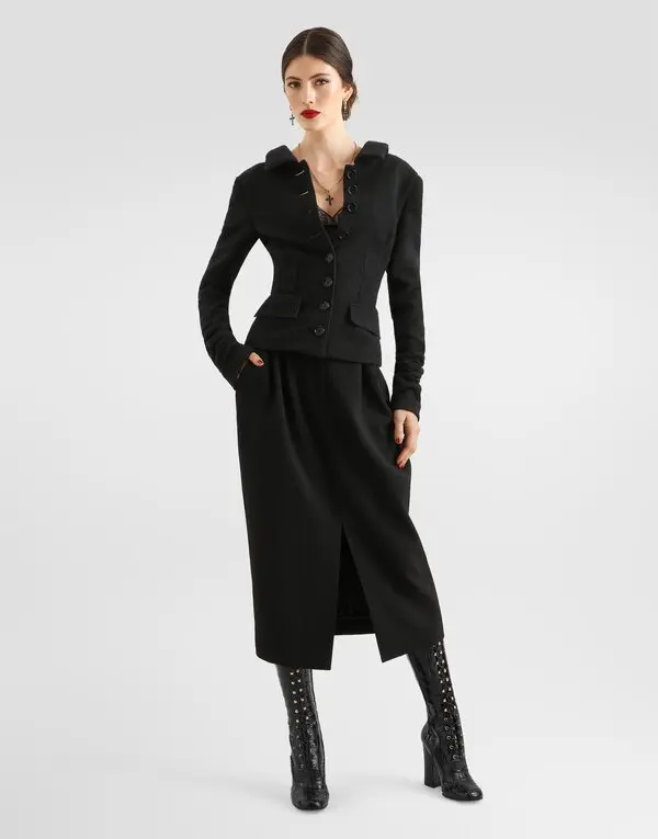 Dolce & Gabbana Single-breasted Wool Jacket Collection