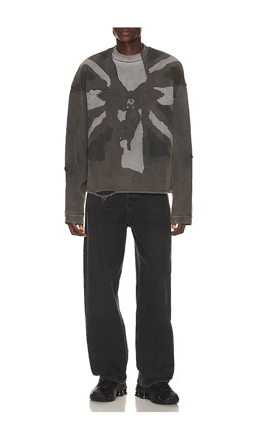 REPRESENT Flag Sweatshirt - Black