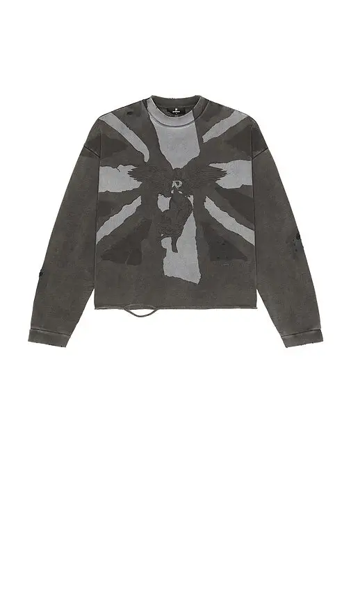 REPRESENT Flag Sweatshirt - Black