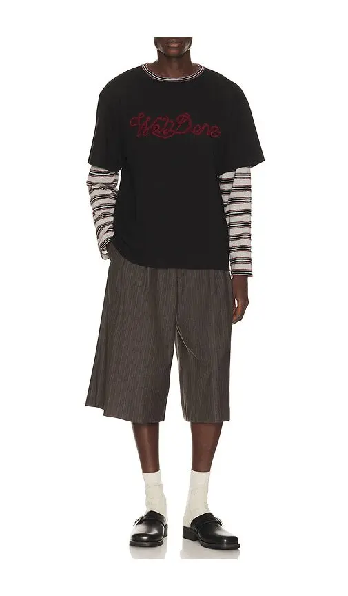 We11Done Rope Embroidered Long Sleeve T-shirt