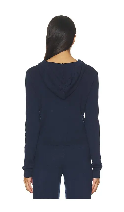 ADANOLA Knit Zip Up Hoodie