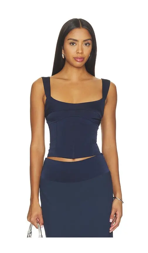 RUNAWAY THE LABEL Sindy Bustier - Navy