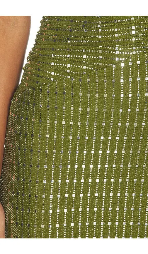 RUNAWAY THE LABEL Nara Deep V-neck Maxi Dress