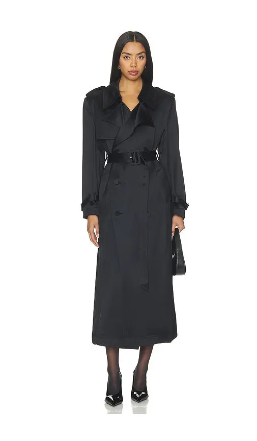 Simkhai Alvida Belted Long Coat