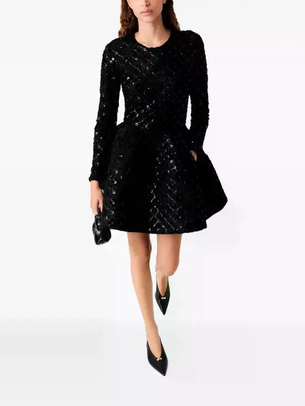 Maje Sequin-embellished Mini Dress