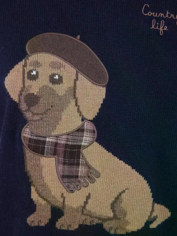 MC2 SAINT BARTH Dog-patch Wool Sweater