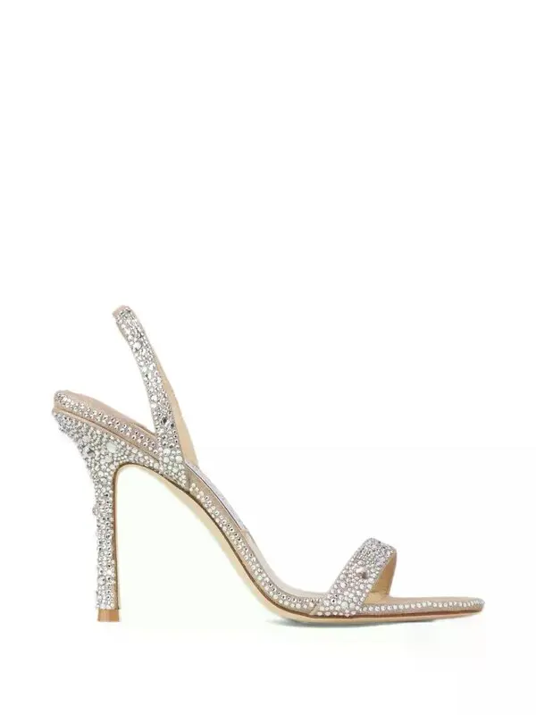 JIMMY CHOO Jenn 100 Sandals - Silver