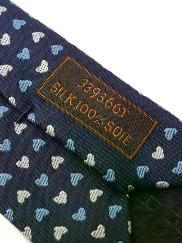 Hermès Love-love Heart-pattern Tie