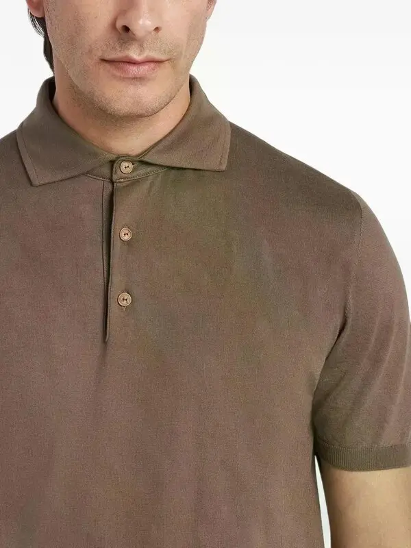 Kiton Short-sleeved Cotton Polo Shirt