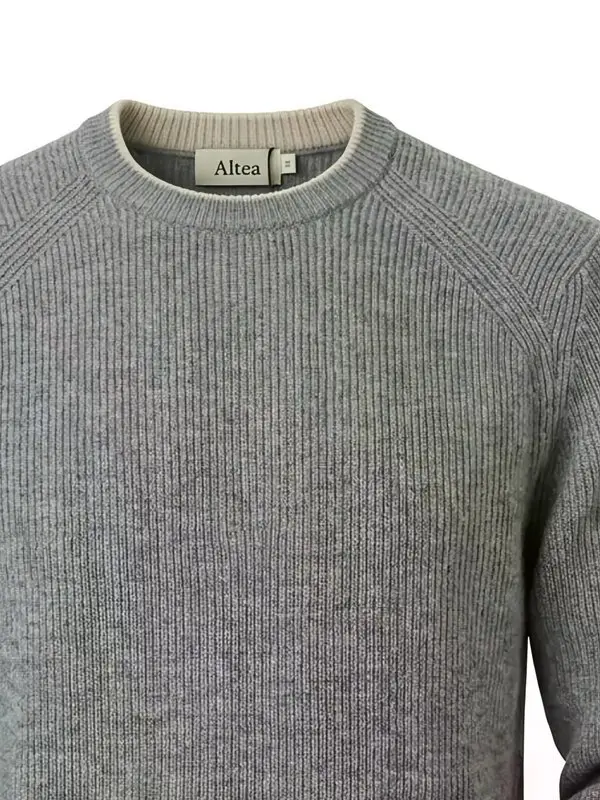 Altea Ribbed-knit Raglan-sleeve Sweater