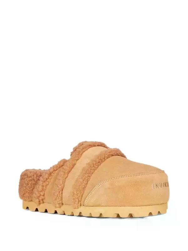 Inuikii Cozy Shearling-trim Mules